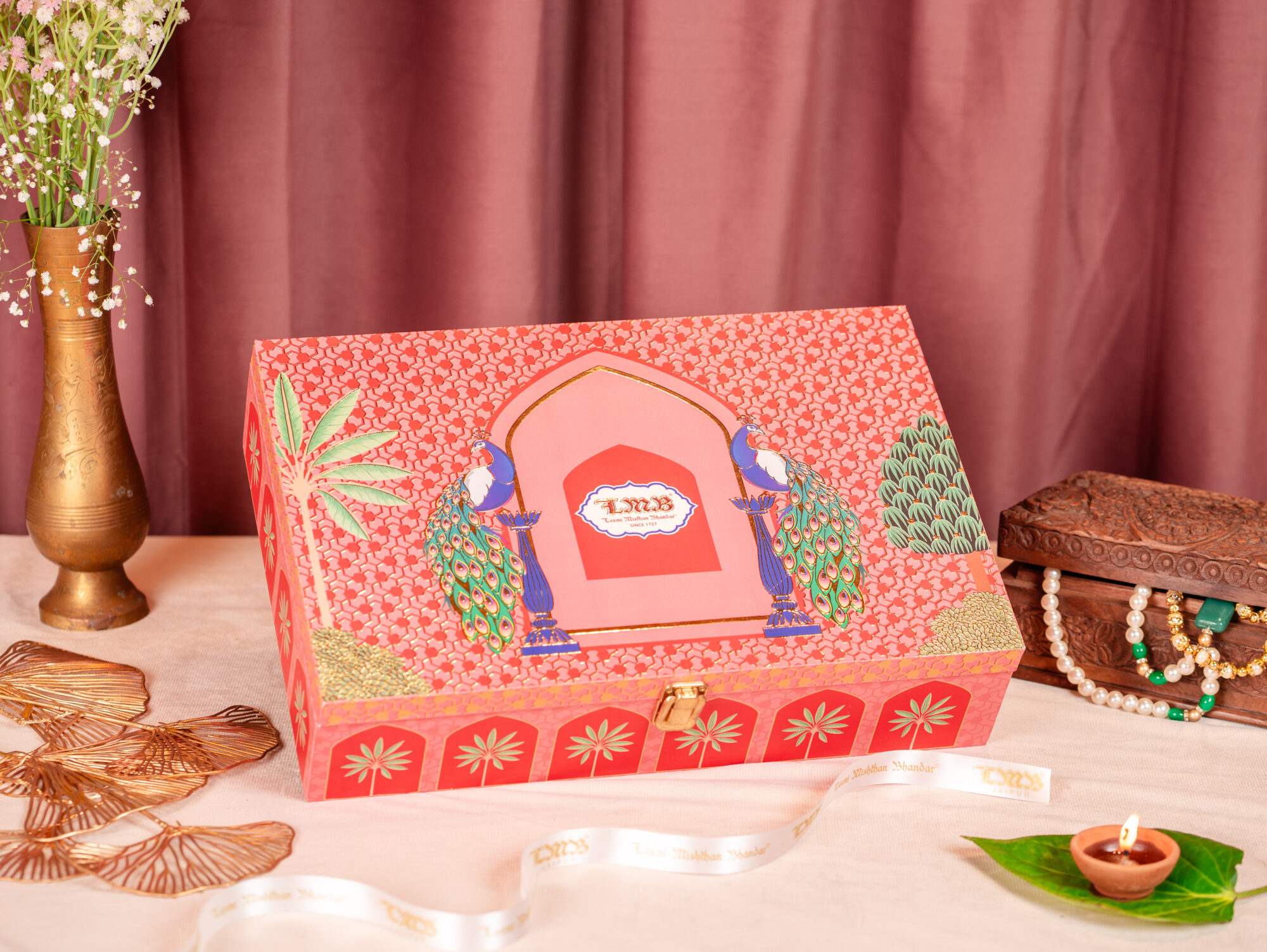 Crimson Crescent Box - LMB Sweets