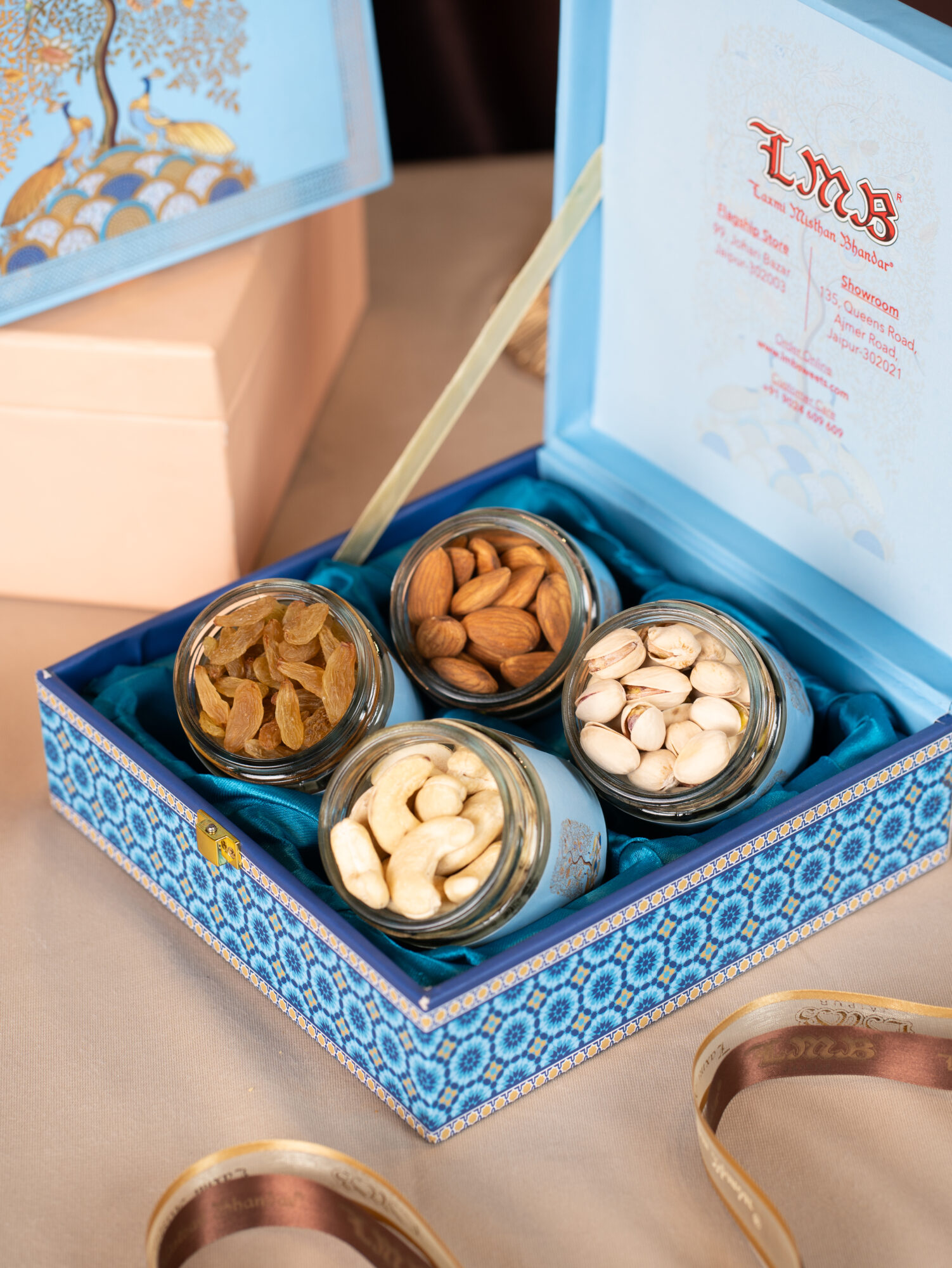 Sapphire Tree 4 Jar Box - LMB Sweets